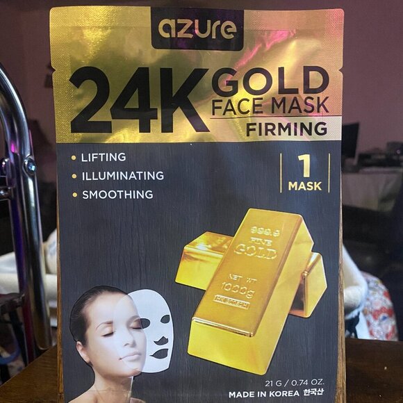Skincare | M2 24k Gold Sheet Mask By Azure Single Use | Poshmark